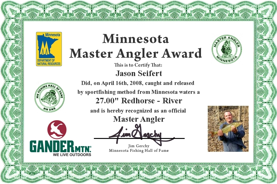 Jason Seifert - Fishing Hall of Fame of Minnesota