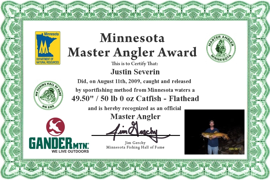Justin Severin - Fishing Hall of Fame of Minnesota